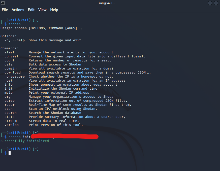 shodan API Keyで連携してみた - The light of hope to the other side of the ...