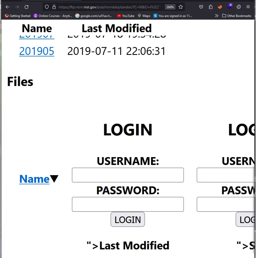 IFrame injection in one of the domains of the National Institute of ...
