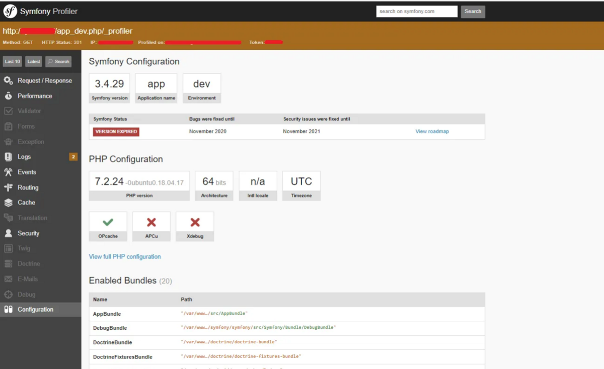 How to find Multiple Vulnerabilities in Symfony profiler (debug mode) から学ぶ - The light of hope ...