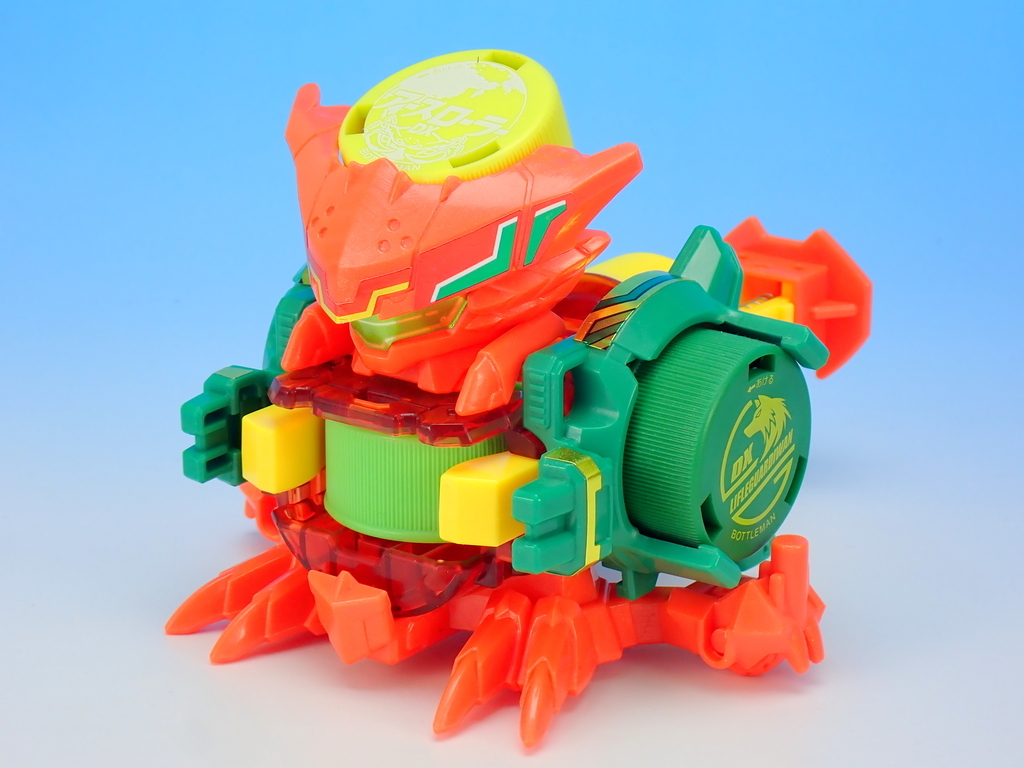 キャップ革命 ボトルマン BOT-36 アースローラーDXで遊ぶ - YOの玩具箱