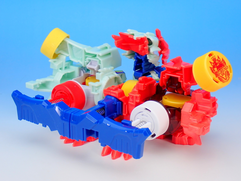 ボトルマン BOT-43 ブレンド合体 ロイヤルグリフォン DX で遊ぶ - YOの玩具箱