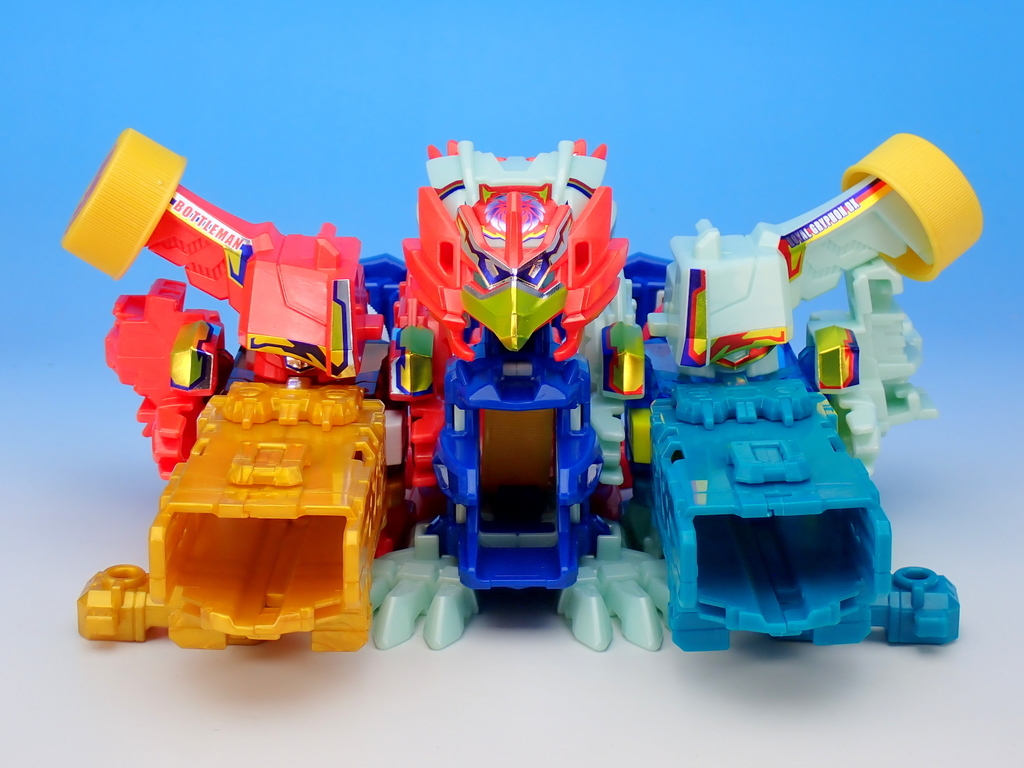 ボトルマン BOT-43 ブレンド合体 ロイヤルグリフォン DX で遊ぶ - YOの玩具箱