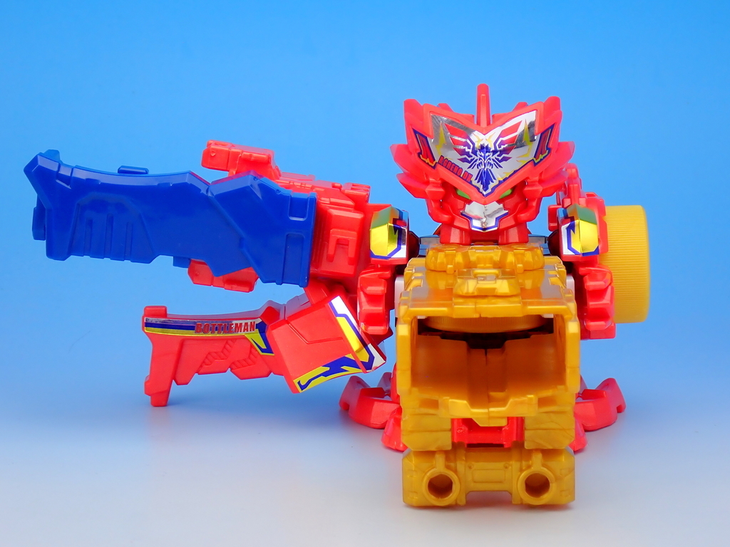 ボトルマン BOT-43 ブレンド合体 ロイヤルグリフォン DX で遊ぶ - YOの玩具箱