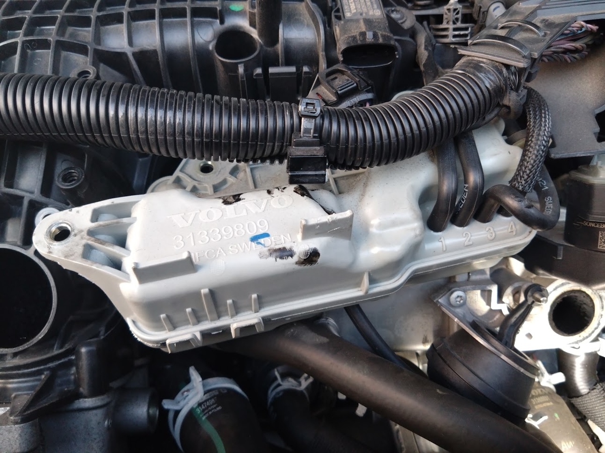 P04D900 ボルボ V40 D4 EGR制御 エラー修理 - アーバンオート福岡 記録簿