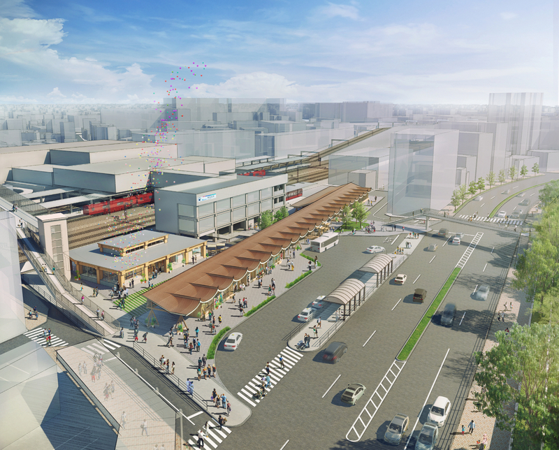 パースのこんなところ、こだわってます！#2 神宮前駅西街区再開発 - vicc blog