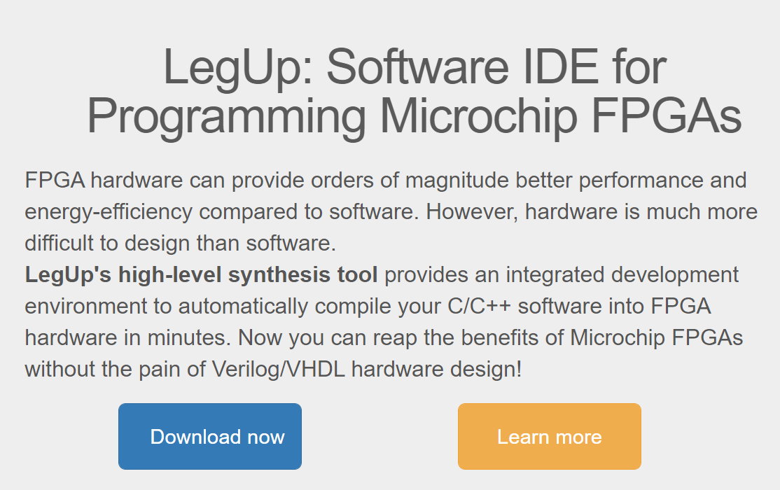 MicroChipが買収したLegup Computingの技術をベースにしたSmartHLSというツールをアナウンス - Vengineerの妄想