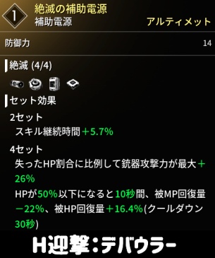 【TFD】セット効果付き外装部品の画像一覧【金装備・防具まとめ】 - 「Vtuberの雑学メモ帳」