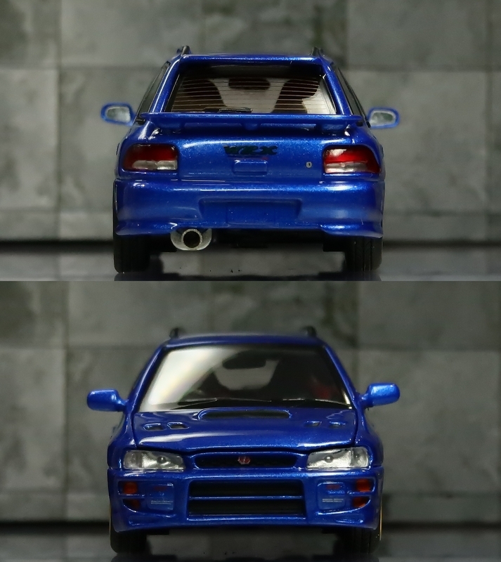 【ミニカーレビュー】 Motorhelix 1/64 - Subaru Impreza Wagon WRX STi Version VI ...