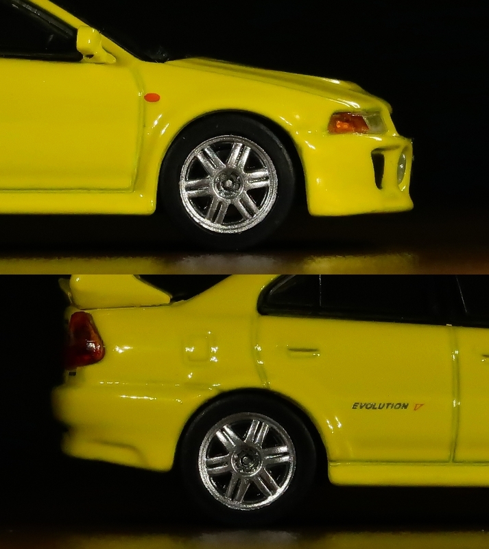 【もう一度見てみる】Tarmac Works 1/64 - Mistubishi Lancer Evolution V GSR (Yellow ...