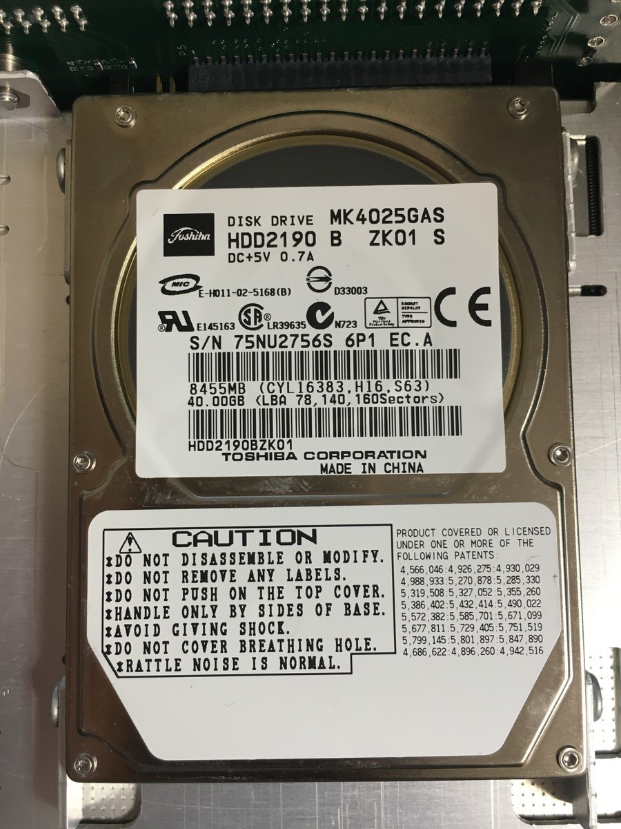 TDS5034のHDDを換装 - Weintraub’s blog