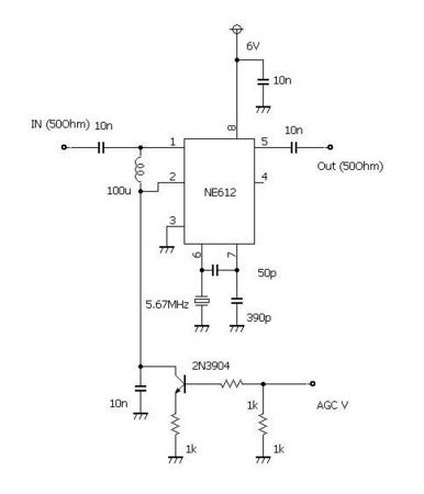 NE612のAGC動作 - JF1DIR業務日誌（はてなblog版）