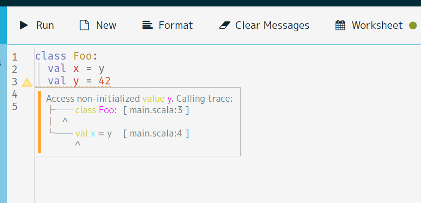 Scala 3でクラスフィールドの初期化順の困りを回避できるSafe Initialization機能が便利なので紹介したい - Lambdaカクテル