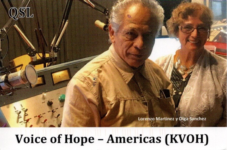 KVOH (Voice of Hope) - Yamahee's QSL Collection