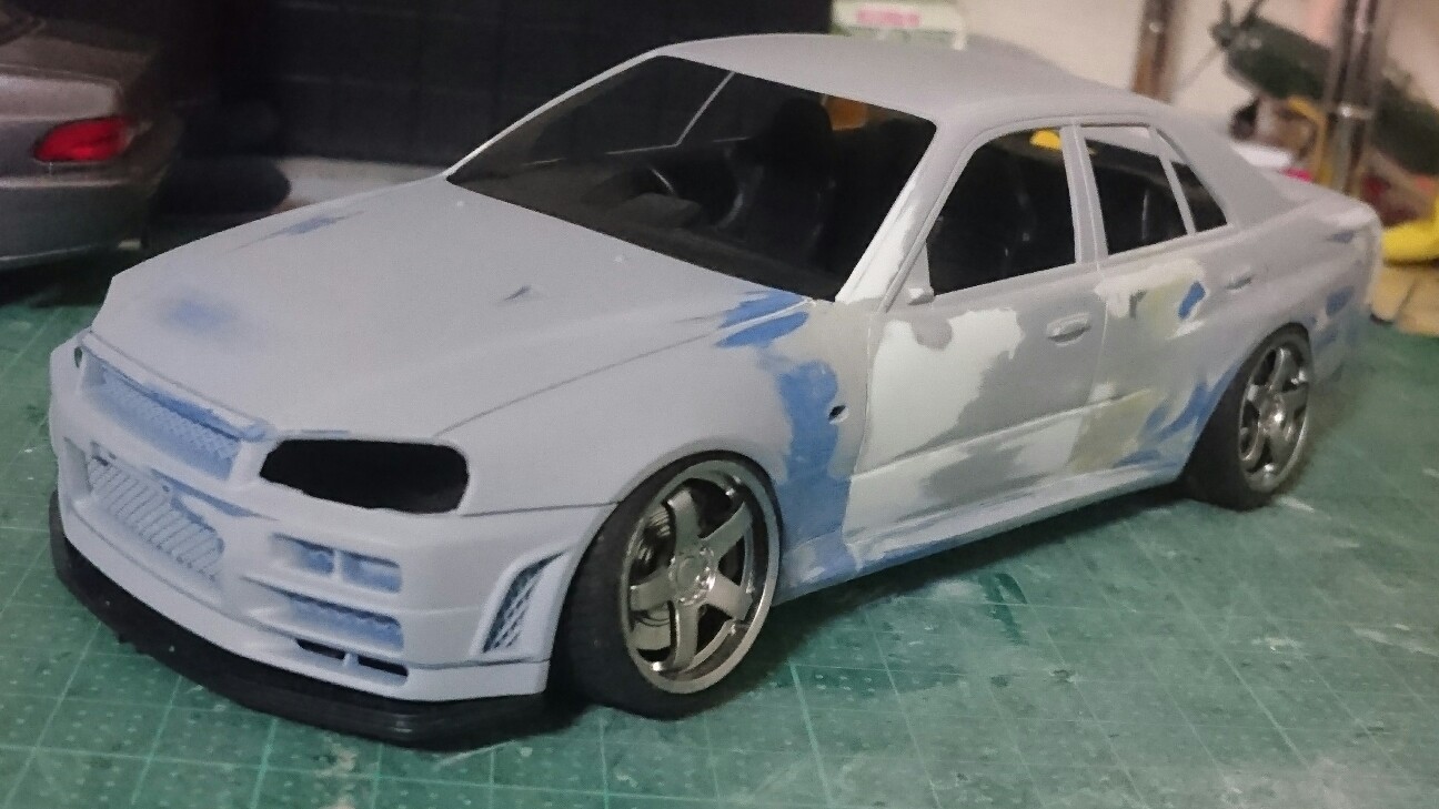 ER34(4dr)GTR風味製作⑥ - のんびりめいきんぐ