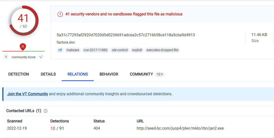 LetsDefend Challenge Malware Analysis: Malicious Doc - 4ensiX