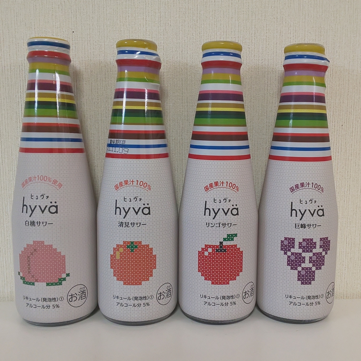 hyva -ヒュヴァ- 2種(巨峰サワー&白桃サワー) - ZeekなGoe のんべぇブログ