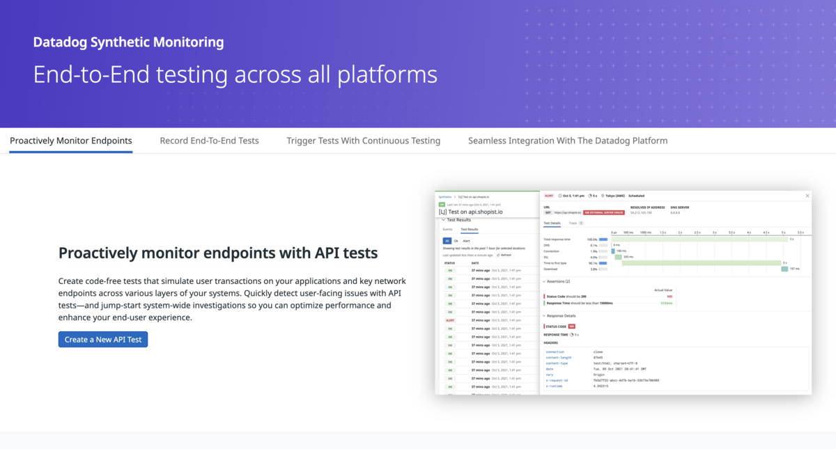 自宅の消費/発電電力量を記録しはじめてから1年経った - Datadog Synthetic Tests はじめの一歩 - えいのうにっき