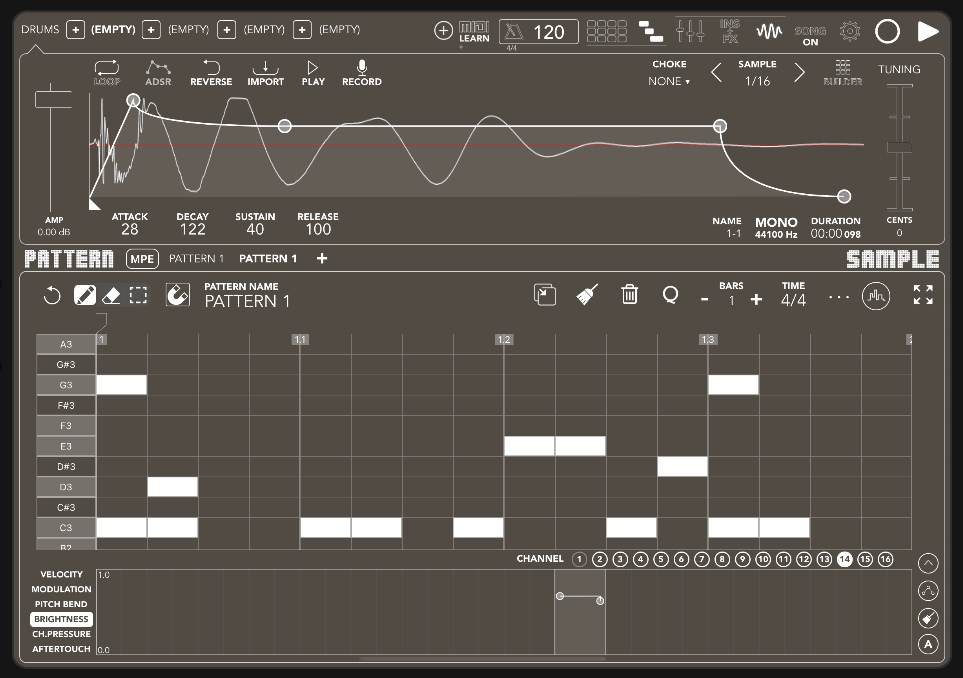 ブルガリアのBackpullver Software社の「Vatanator Pro」:ドラムマシン、サンプラー及び外部AUv3楽器及びエフェクターをロードできる機能を持つiPad用高級 ...