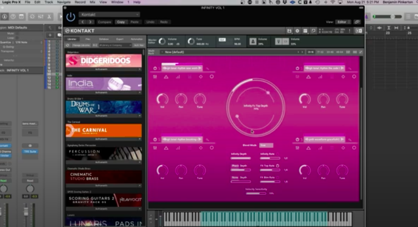 カナダPinkertone社の「Infinity Vol 1」: 世界的なTV音楽作曲家Benjamin Pinkertonが丁寧に制作した ...