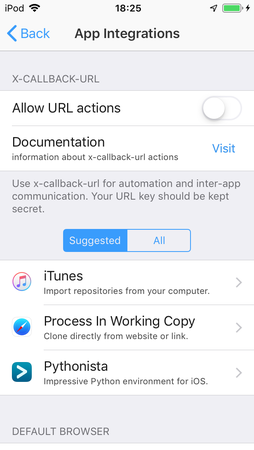iOSのGitクライアント Working Copy と Pythonista3 の組合わせが素晴らしい - a_sue’s diary