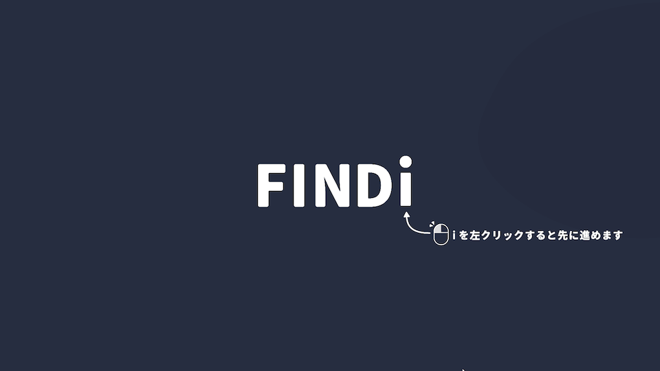 「i」を見つける謎解きゲーム「FINDi」 - なつみかん＠はてな