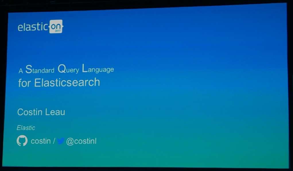 Elastic{ON} 2017 2日目 | Elasticsearch SQLの中身を解剖 #elasticon - Taste of Tech Topics