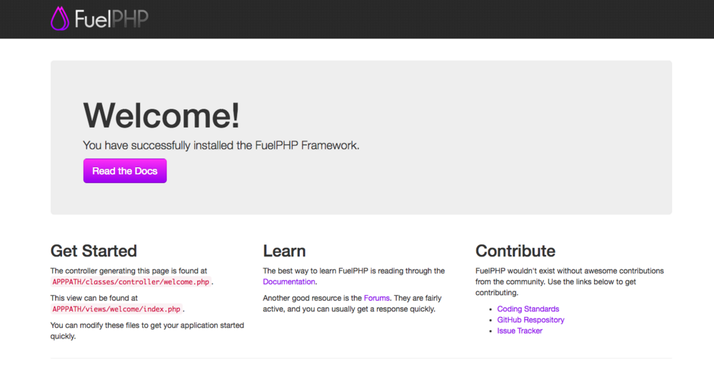 FuelPHP環境構築メモ - addictionwhite’s diary