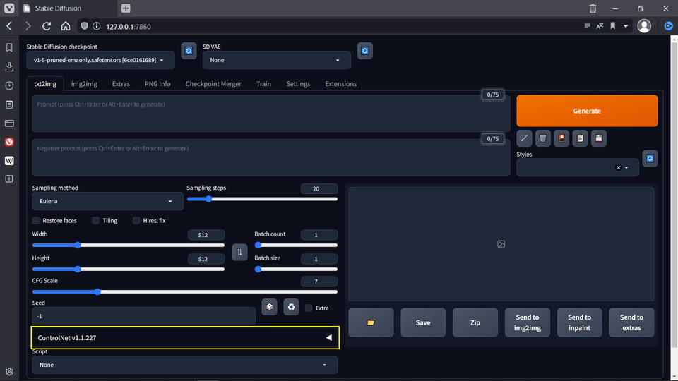 Stable Diffusion Automatic1111 ControlNetのインストール方法 - ai_labs