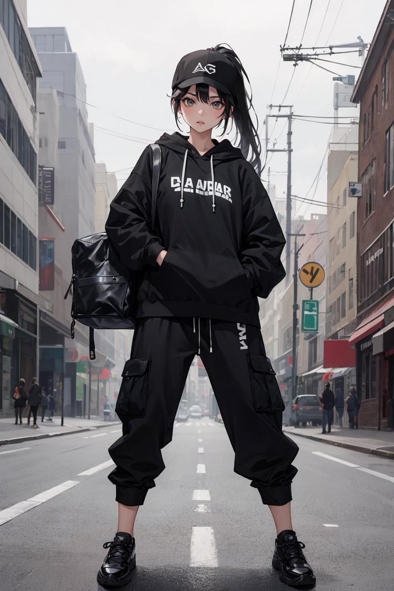 無料 HD スマホ壁紙 アニメイラスト 美少女 #1 - AIko Code Symphony