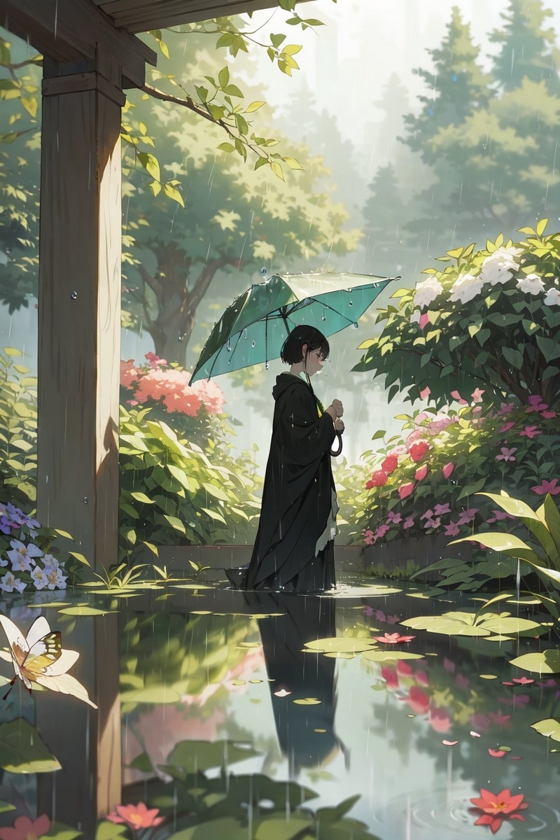 無料 HD スマホ壁紙 アニメイラスト 美少女 #2 - AIko Code Symphony