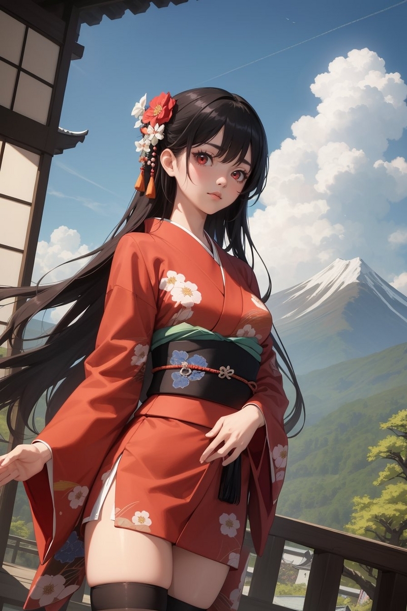 無料 HD スマホ壁紙 アニメイラスト 美少女 #4 - AIko Code Symphony