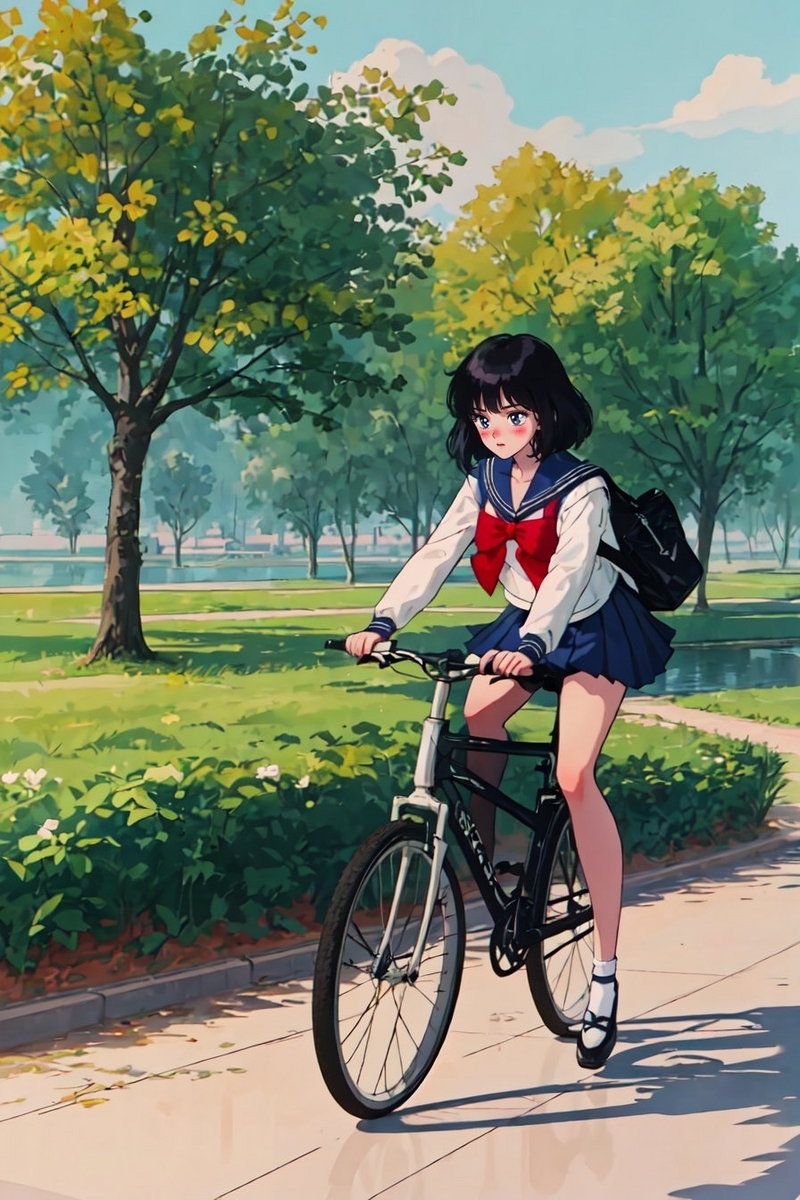 無料 HD スマホ壁紙 アニメイラスト 美少女 #14 - AIko Code Symphony