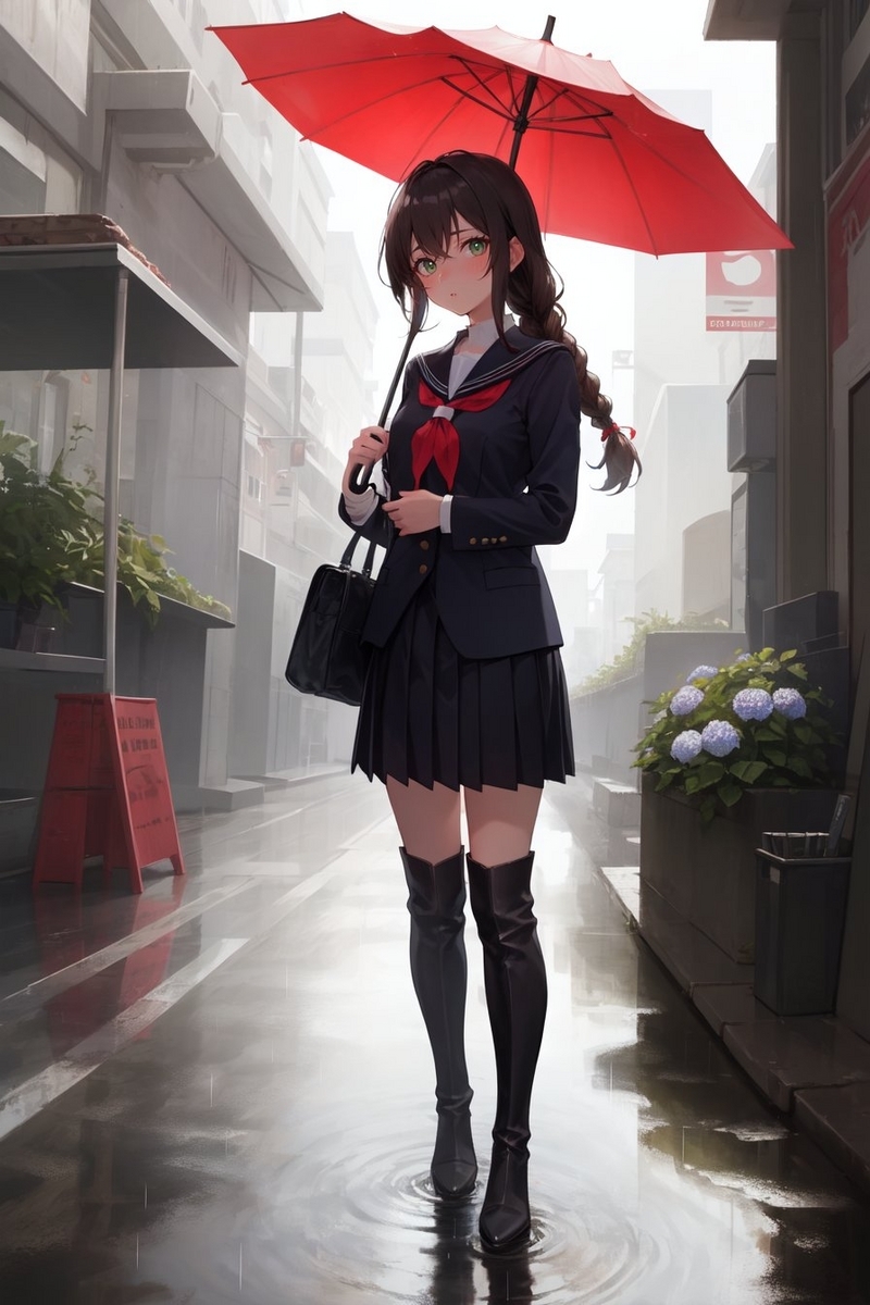 無料 HD スマホ壁紙 アニメイラスト 美少女 #17 - AIko Code Symphony