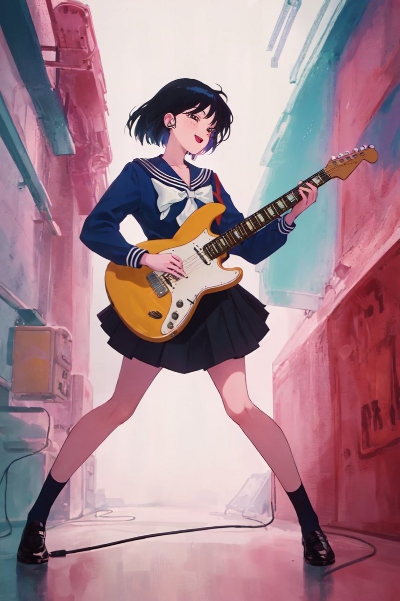 無料 HD スマホ壁紙 アニメイラスト 美少女 #18 - AIko Code Symphony