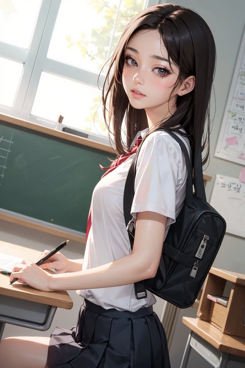 無料 HD スマホ壁紙 アニメイラスト 美少女 #19 - AIko Code Symphony