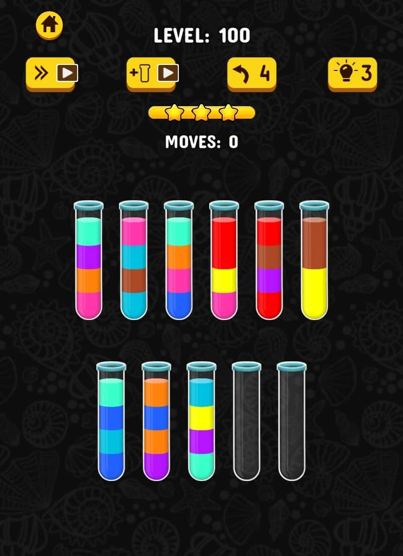 『Color Water Sort Puzzle Games』STEP UP案件 プレイヤーレベル700到達しました！ポイ活 - ainoポイ活日記