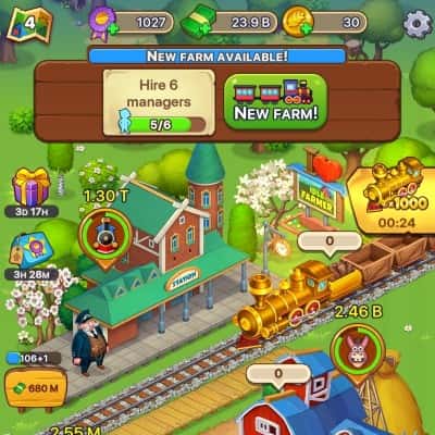 『Idle Farmer』レベル28に到達しました！ポイ活 - ainoポイ活日記