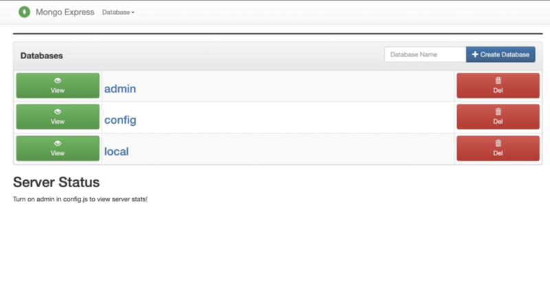 DockerでMongoDB、Mongo Expressの環境を立ち上げる(docker-compose) - airy's blog