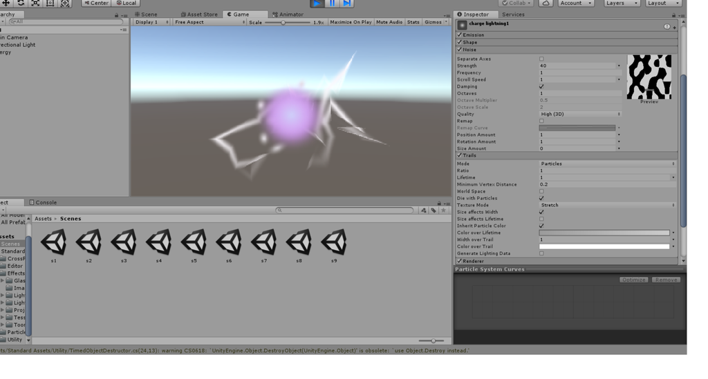 パーティクル・システムいじり〈雷〉 - Aizu-Progressive xr Lab blog