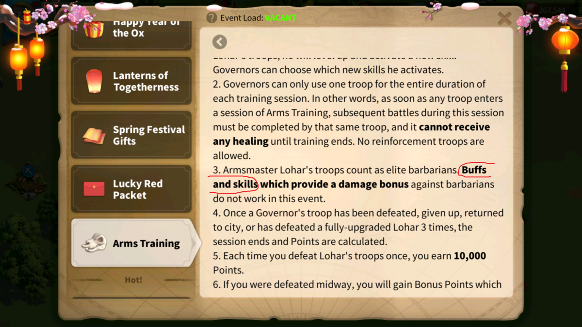 Arms Training Event - Kingdom 2020 notes