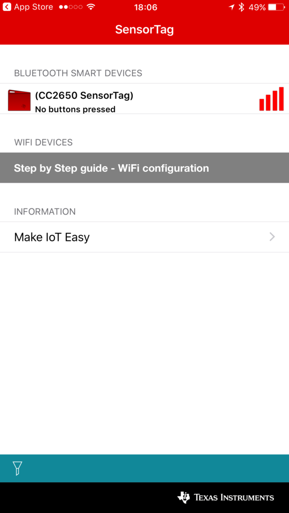 TEXAS INSTRUMENTS の SimpleLink SensorTag CC2650 から BLE でデータ取得 - Tech ...