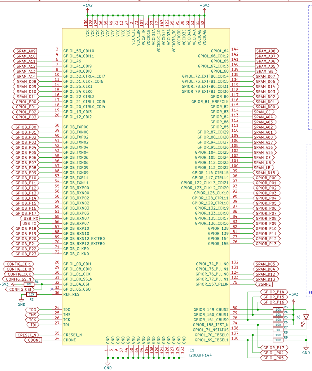 ゲーム製作日記 Trion FPGA実装サンプル基板の設計 - Everyday is Sunday