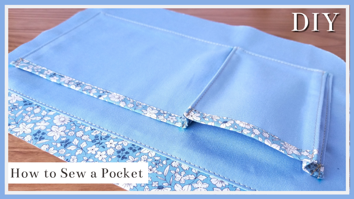 タック付きポケットの作り方【型紙付】/How to Make a Tucked Pocket - Akie Craft Sewing Blog