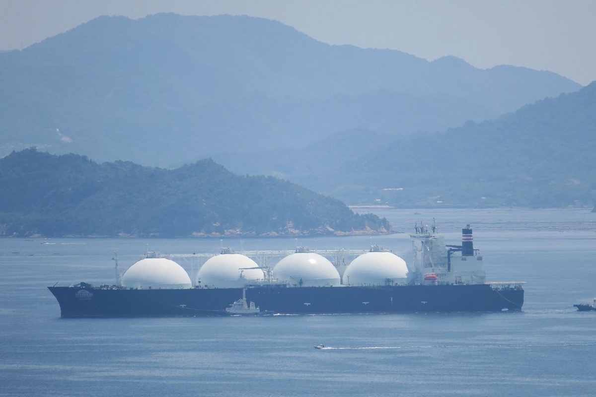 大型LNG船JUPITER - 安芸君の散歩画像1