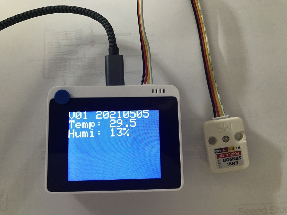 Wio terminal + M5Stack ENV Unit - aki_iic’s blog