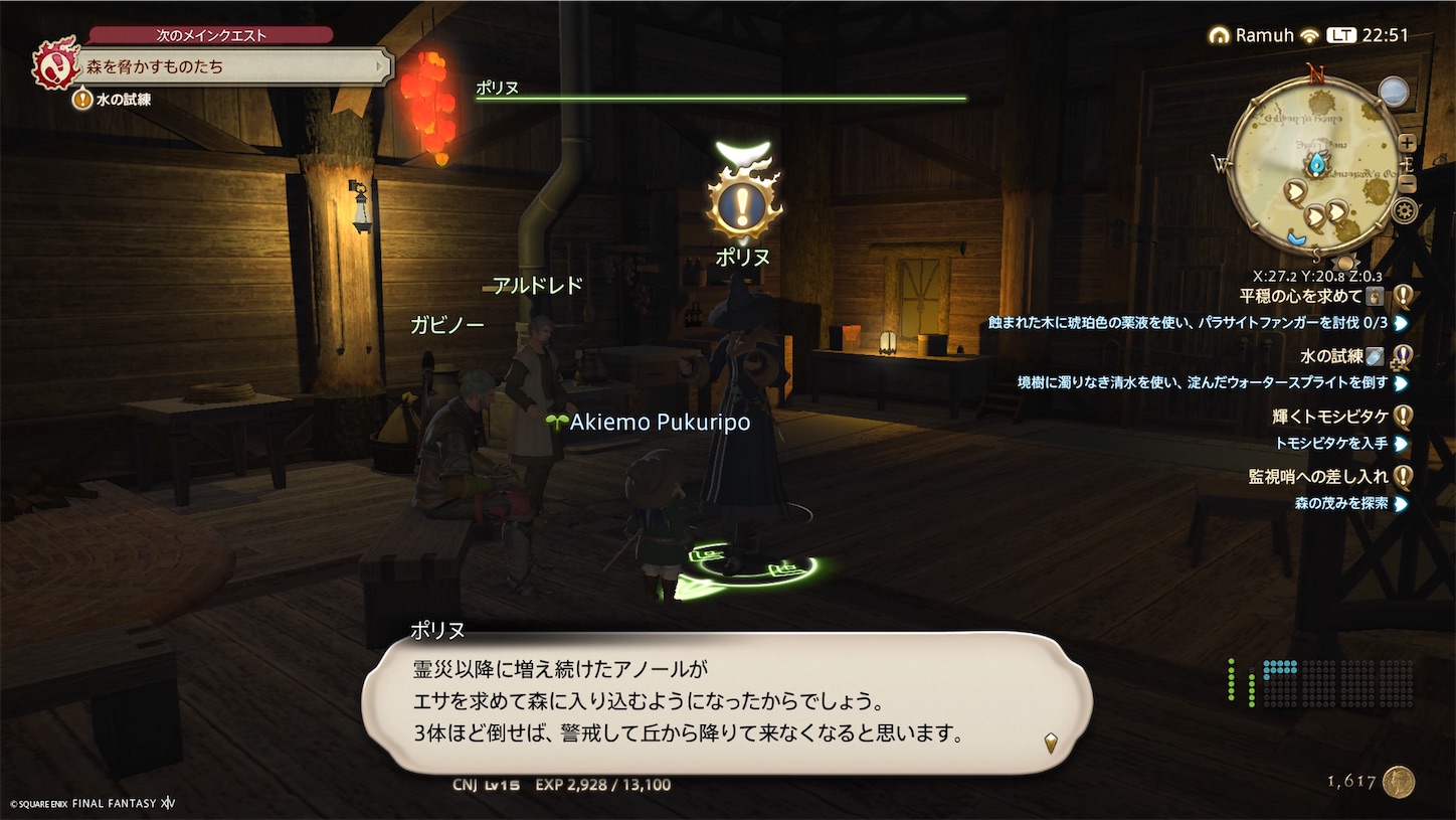 【FF14】ストーリーとクエスト消費 ① - akiemoのキラッと水のブログ