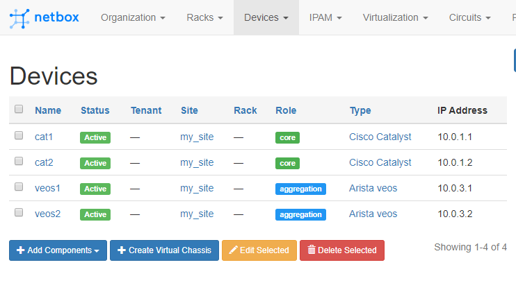 [Ansible] NetBox モジュールで Site や Device を登録する（Collection モジュール編） - てくなべ (tekunabe)