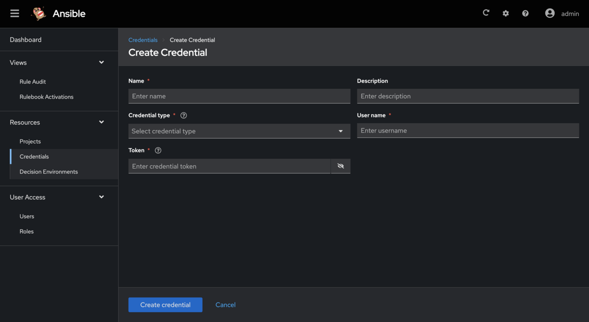 [Ansible] EDA (Evnet-Driven Ansible) Controller / eda-server を docker ...