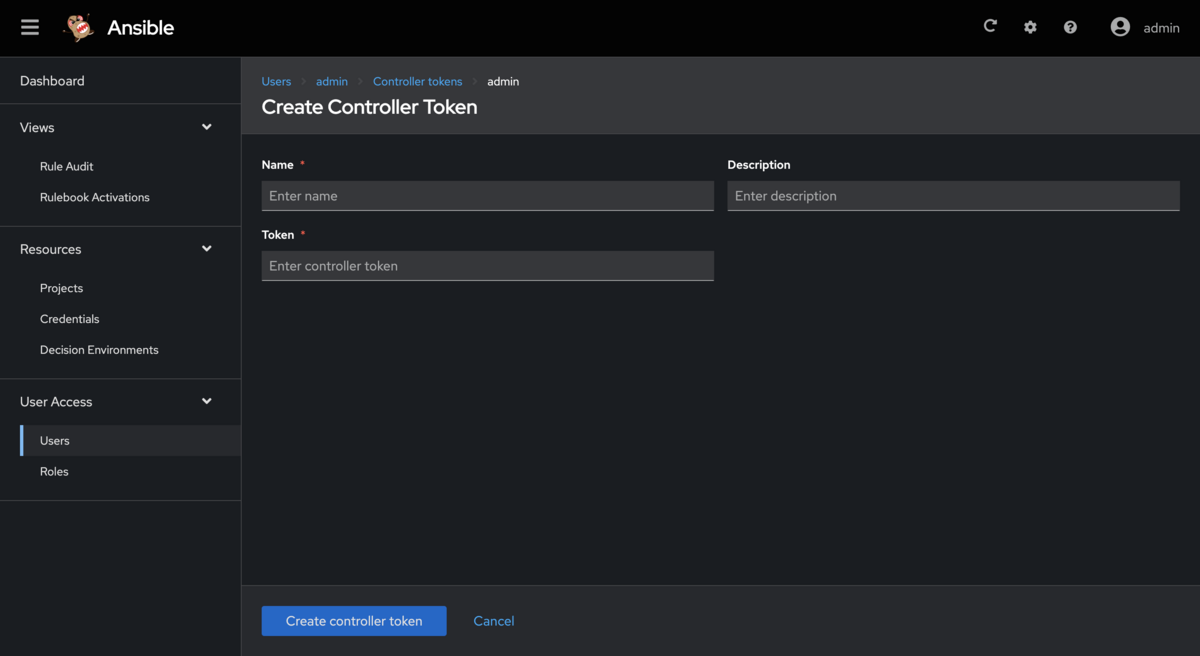 [Ansible] EDA (Evnet-Driven Ansible) Controller / eda-server を docker compose でデプロイして画面を探索してみる ...